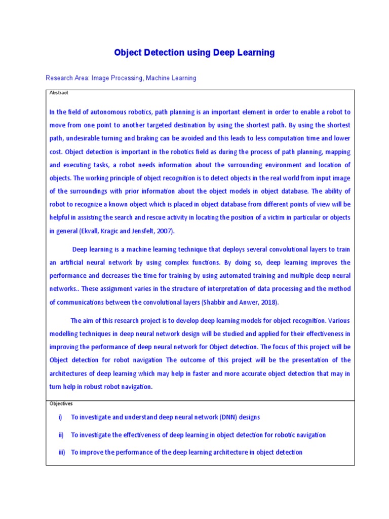 Object Detection Using Deep Learning | PDF | Deep Learning | Artificial ... Object Detection Using Deep Learning | PDF | Deep Learning | Artificial ...