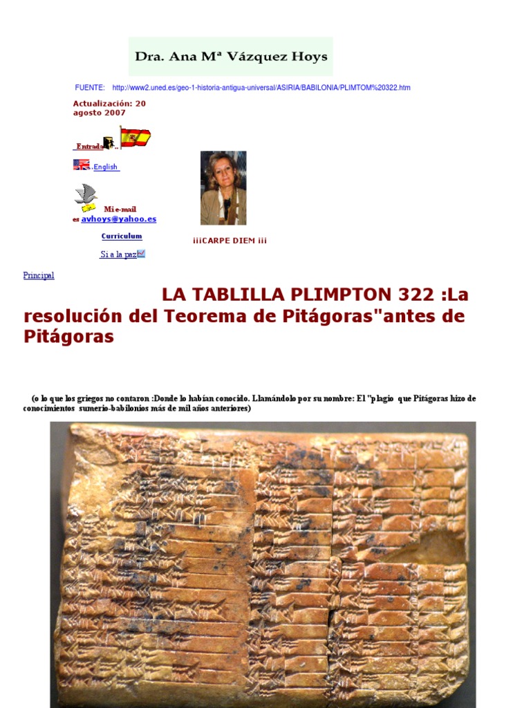 Tablilla Plimpton 322 | PDF