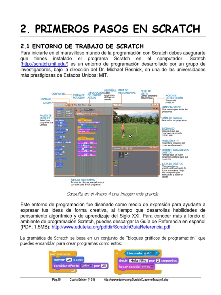 Algoritmos Programacion Cuaderno 1 | PDF | Scratch (lenguaje de programación) | Programación de ...