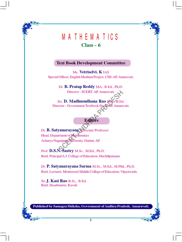 VI MATHEMATICS BL Semester - 1 | PDF | Litre | Natural Number