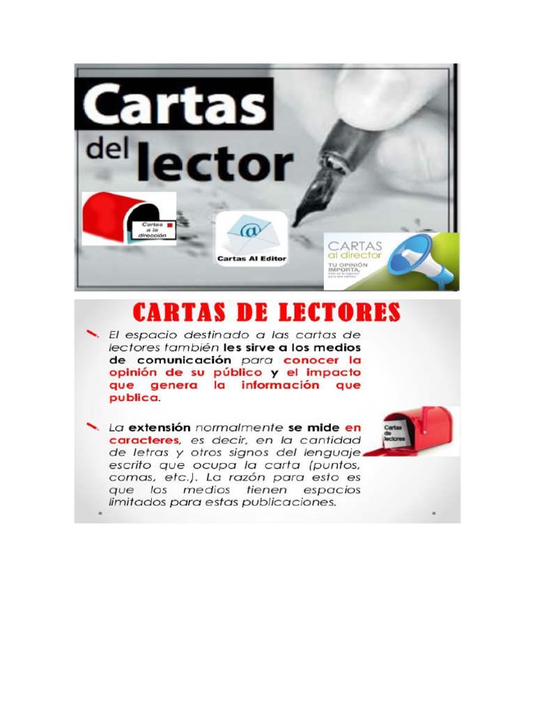 Cartas Del Lector | PDF