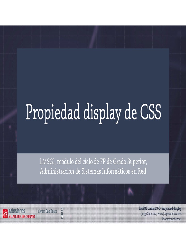 Css Propiedad Display | PDF | Informática | Ingeniería de software