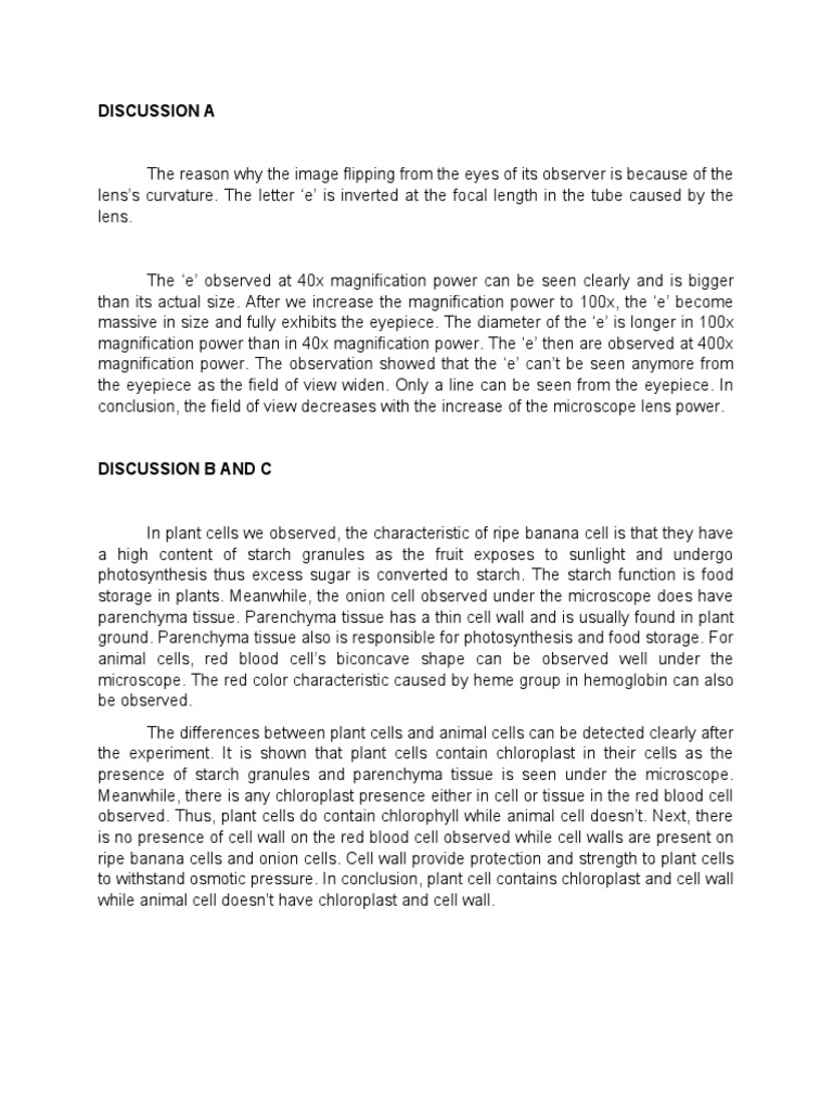 BMS415 Lab Report 1 | PDF