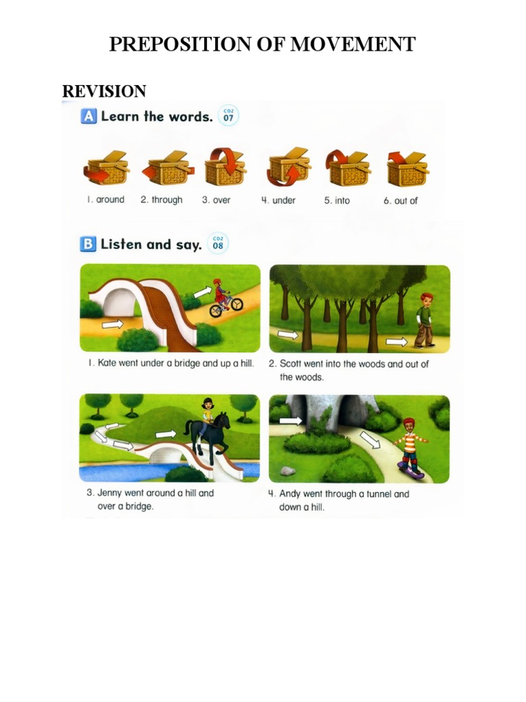 Preposition of Movement | PDF | Home & Garden