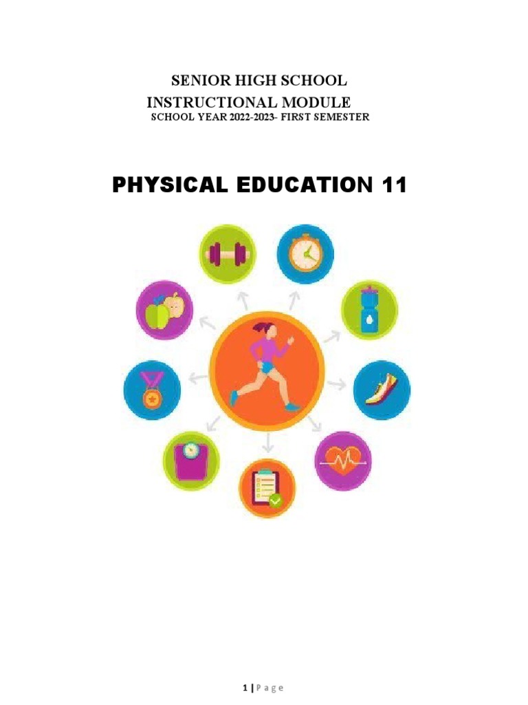 Grade-11-Physical-Education-Module Q1111111 | PDF | Physical Fitness | Obesity