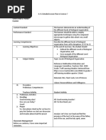 Levels of Organization Lesson Plan | PDF | Organ (Anatomy) | Tissue ...