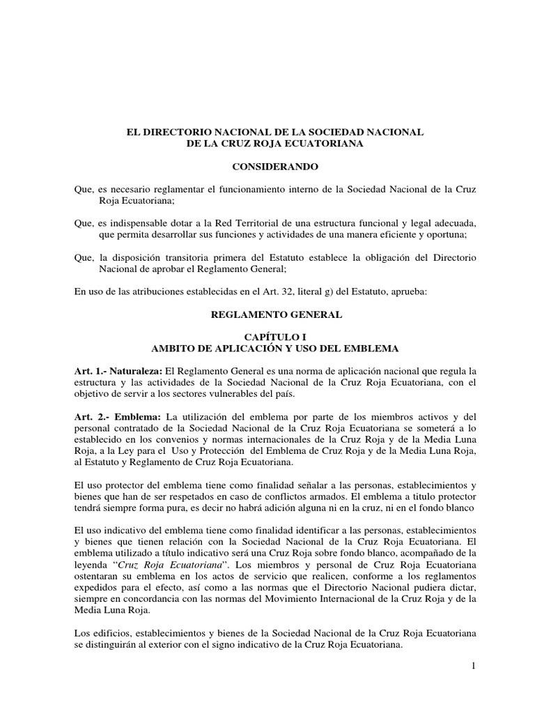Reglamento Aprobado 21 Octubre 2010 | PDF | Movimiento Internacional de ... Reglamento Aprobado 21 Octubre 2010 | PDF | Movimiento Internacional de ...