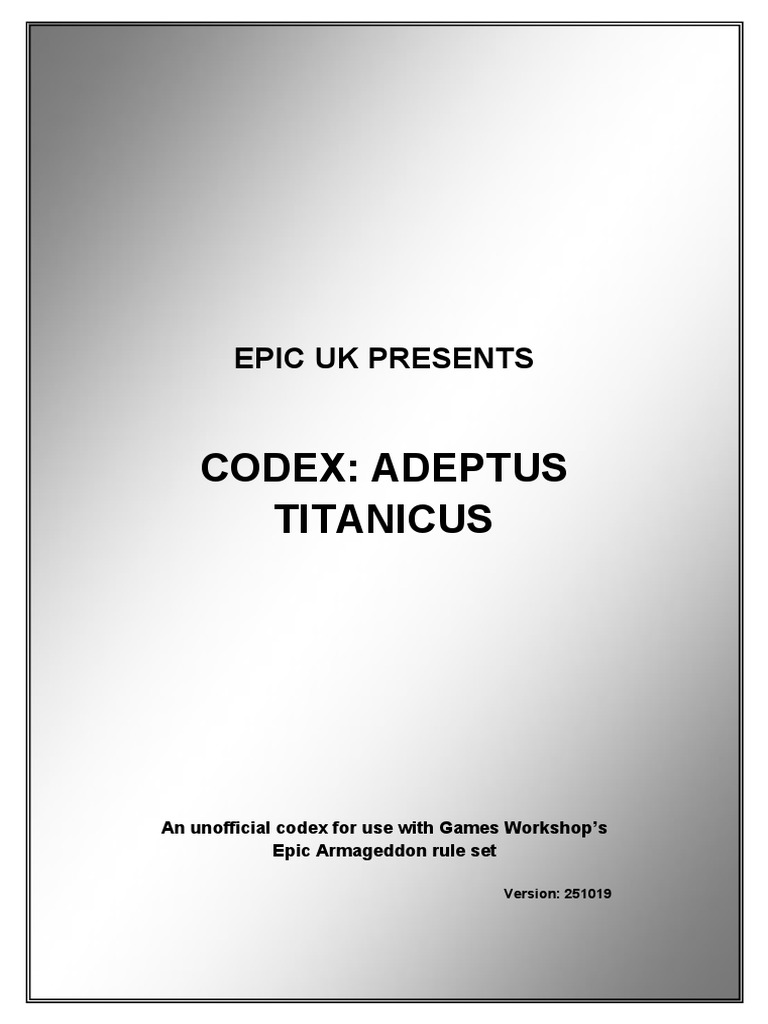 Codex AT | PDF | Role Playing Games | Campaign Settings