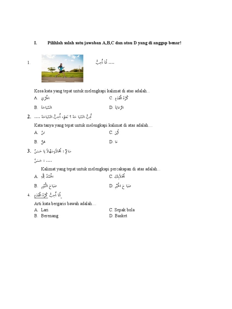 Soal Bar Pat SMTR 2 KLS 3 B.B 2022 | PDF | Seni & Disiplin Bahasa