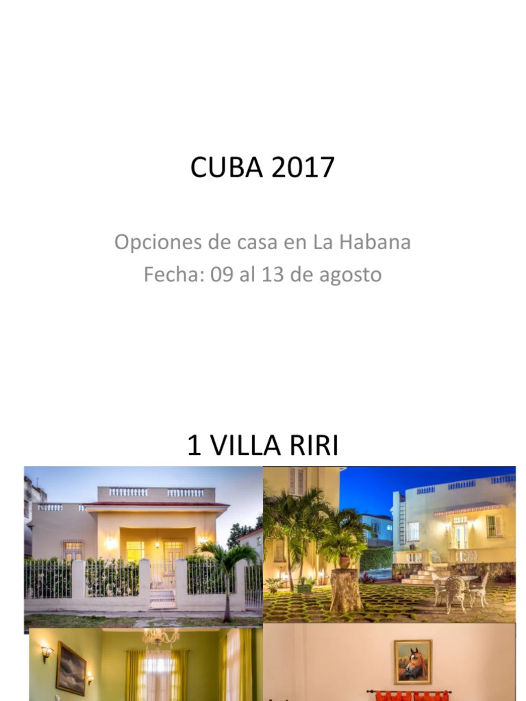 Cuba 2017 | PDF
