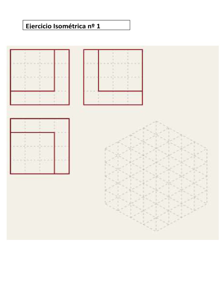 Ejercicios Isométricas | PDF