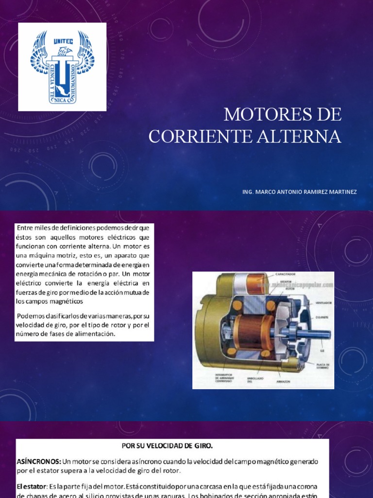 Motores de Corriente Alterna | PDF