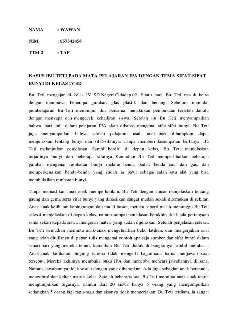 TTM 2 Tap - Wawan 857342456 | PDF