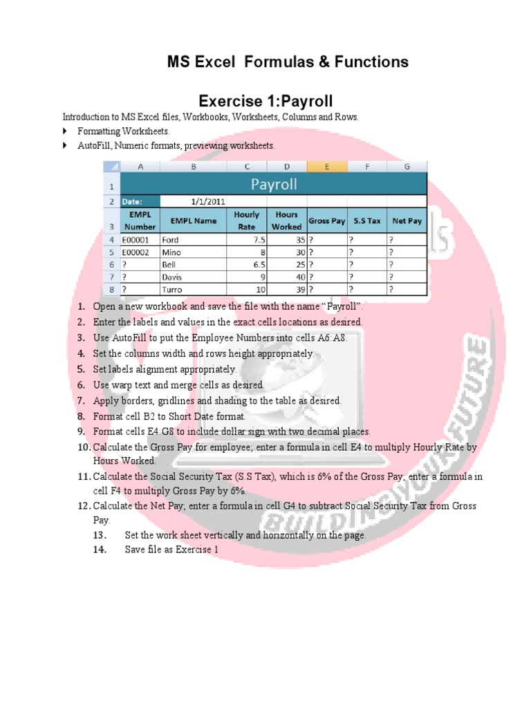 Excel Seatwork Update | PDF | Spreadsheet | Microsoft Excel