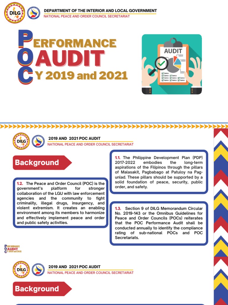 Poc Audit Policy Barmm | PDF | Audit | Online And Offline