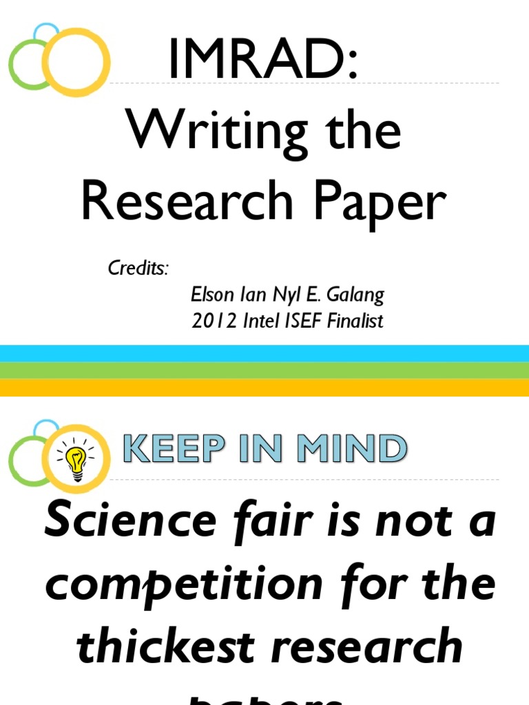 Imra D Pdf Experiment Science