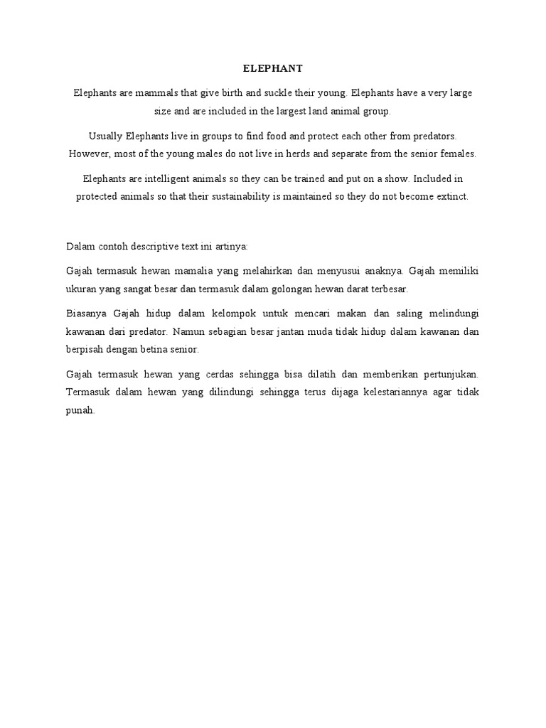 Teks Deskriptif Done | PDF