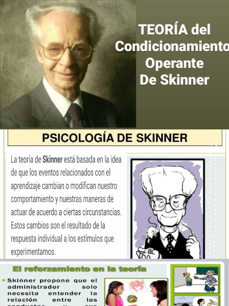 La Teoria Conductista de Skinner | PDF
