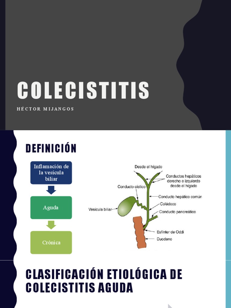 Colecistitis | PDF | Especialidades Medicas | Medicina CLINICA