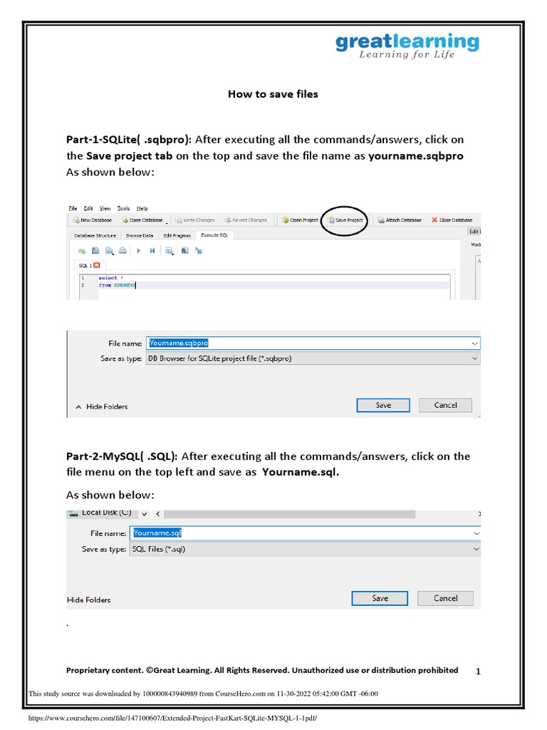 Extended Project FastKart SQLite MYSQL 1 1 PDF | PDF | My Sql | Databases