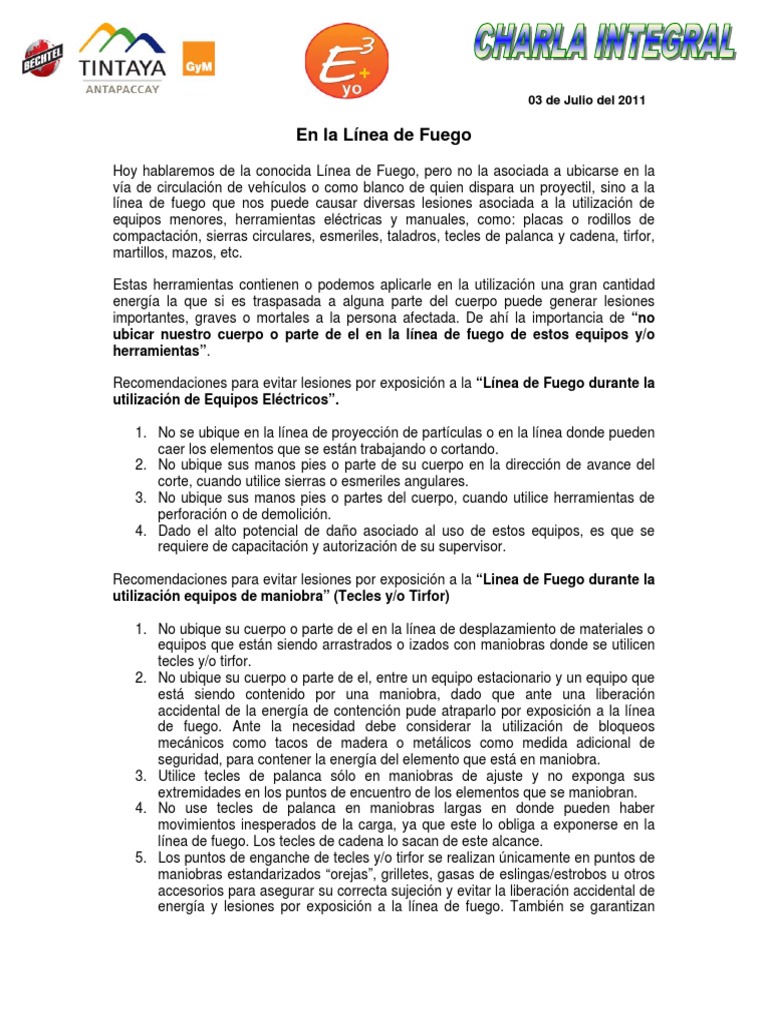 03 - 07 - 11 - Linea Fuego Herramientas Manuales | PDF | Herramientas | Incendios