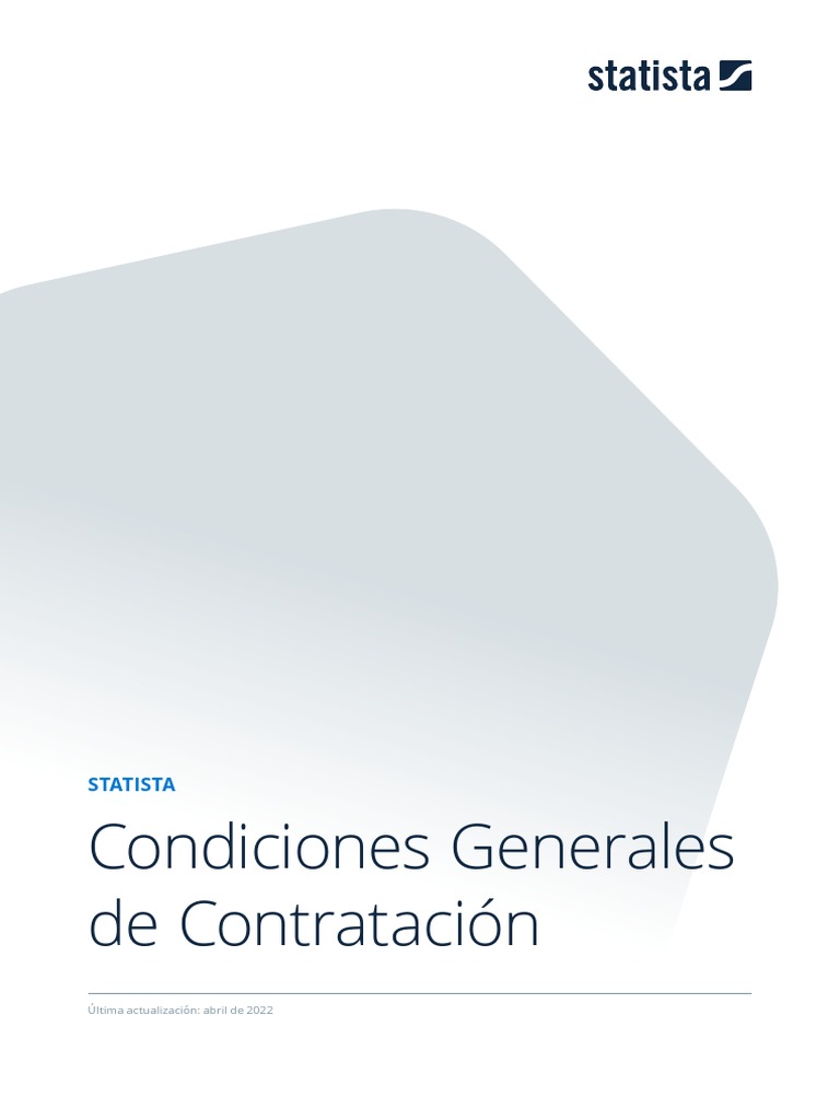 Condiciones de Contratación Statista | PDF | Finanzas y dinero