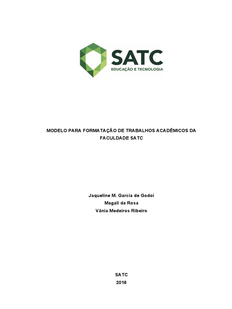 Modelo Artigo Satc | PDF