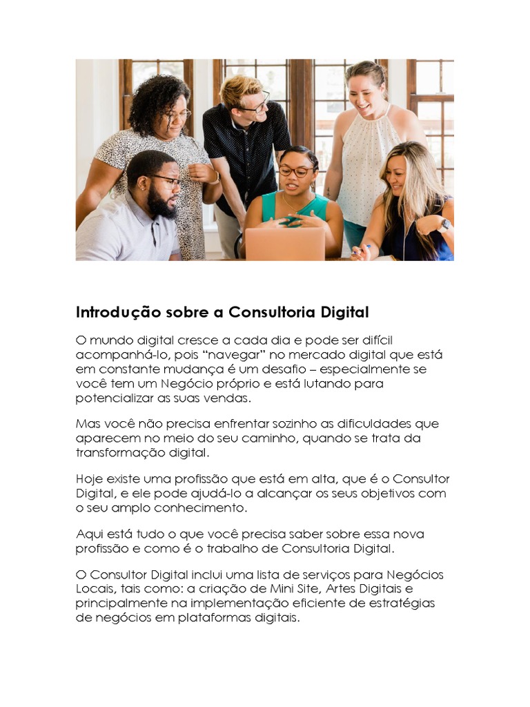 O Que É Consultoria Digital | PDF