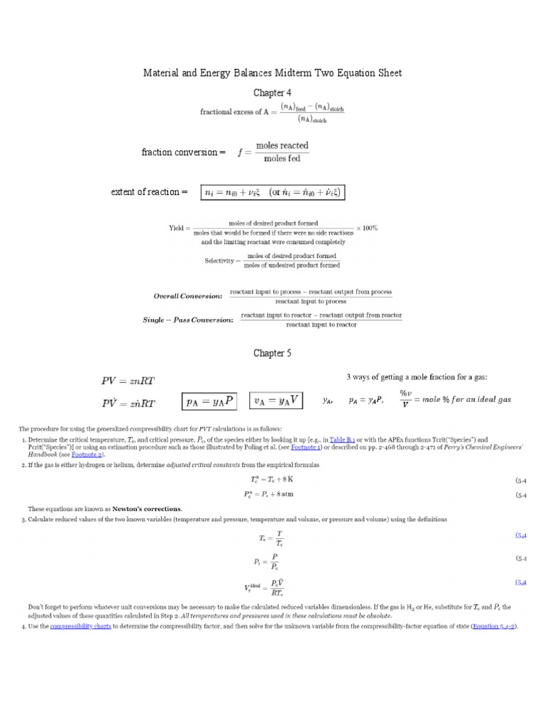 MEB Cheat Sheet | PDF