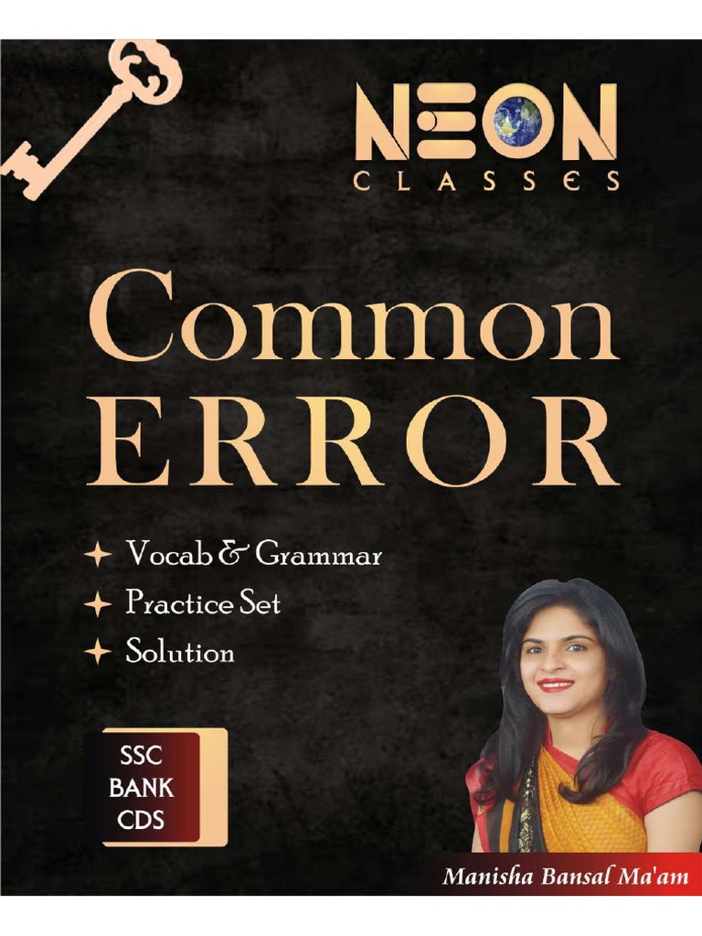 Common Error | PDF | Grammatical Gender