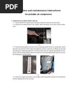 Compressor Start Procedure | PDF