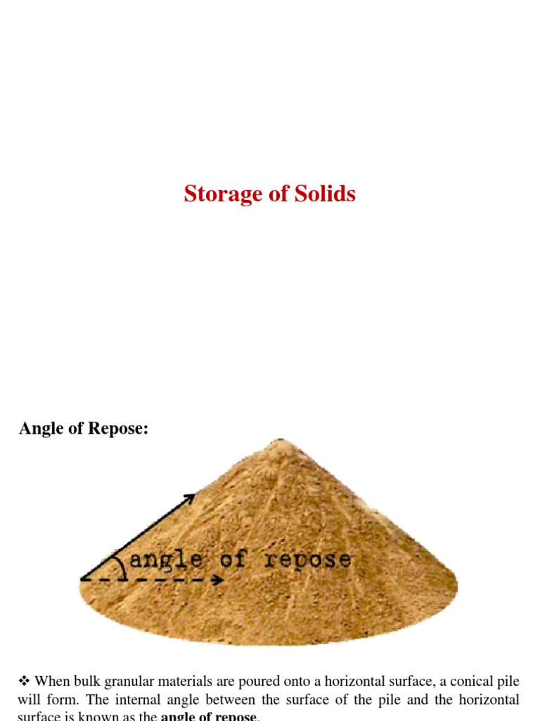 Storage and Handling of Bulk Solids | PDF | Mechanical Engineering ...