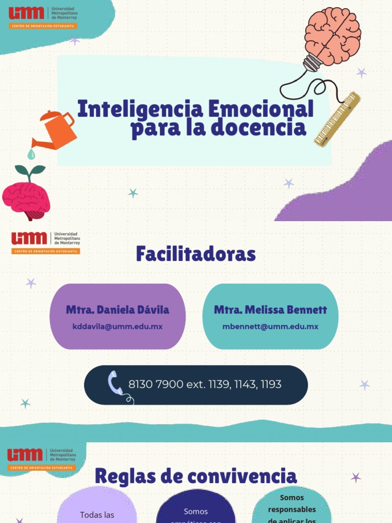 Taller Inteligencia Emocional Para La Docencia Pdf Pdf Inteligencia