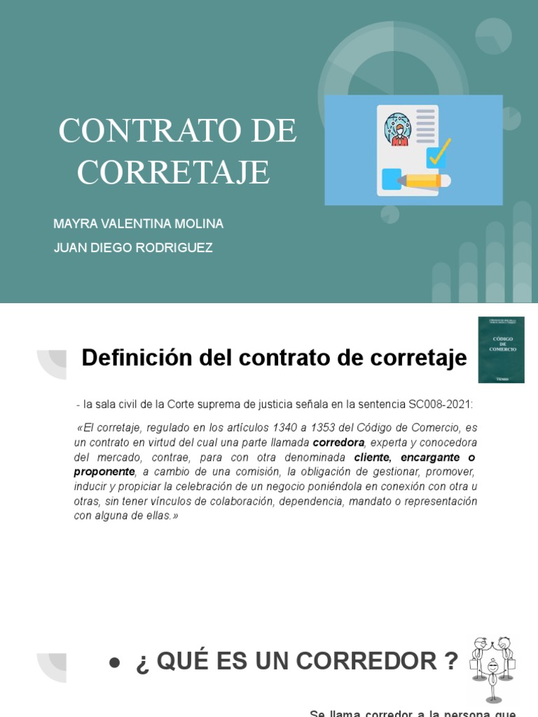 Contrato de Corretaje | PDF | Bancos | Economias