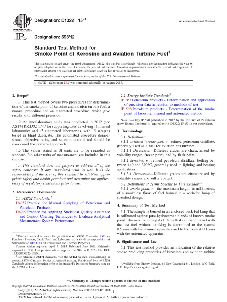 Astm D 1322 | PDF | Candle | Calibration