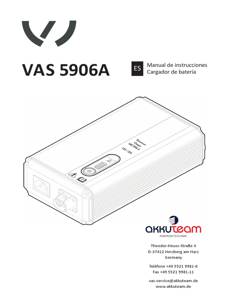 Operating Manual VAS 5906A Spanish | PDF | Ingenieria Eléctrica ...