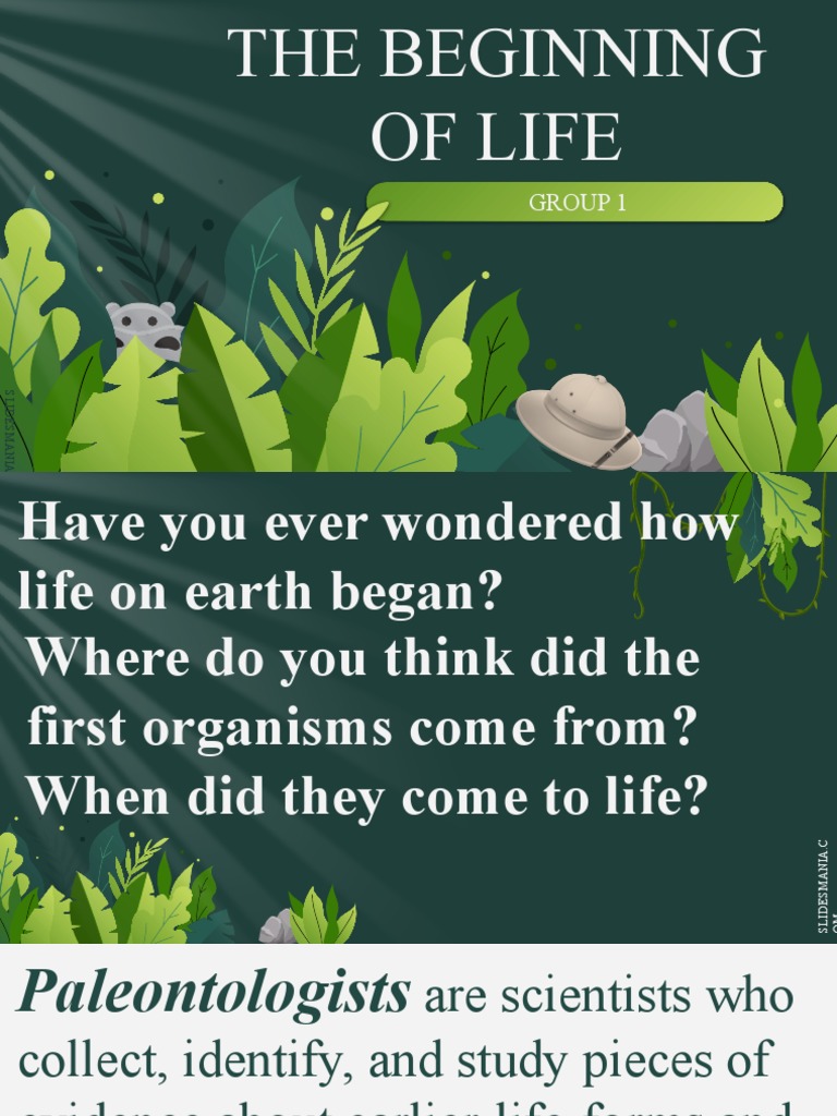 How Life on Earth Began: Theories and Evidence | PDF | Life | Abiogenesis