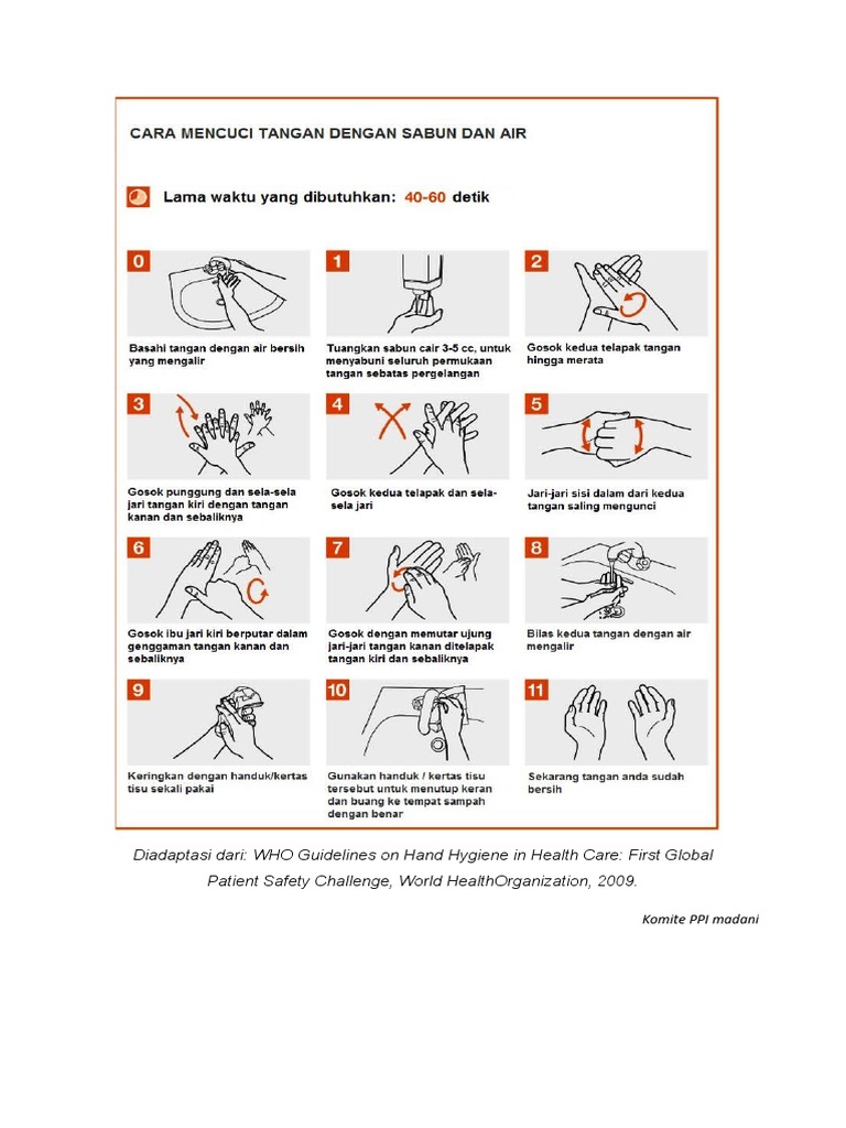 Poster Cuci Tangan 2 | PDF | Self-Improvement | Wellness