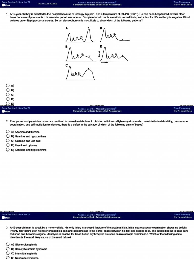 NBME 26 Block1 | PDF