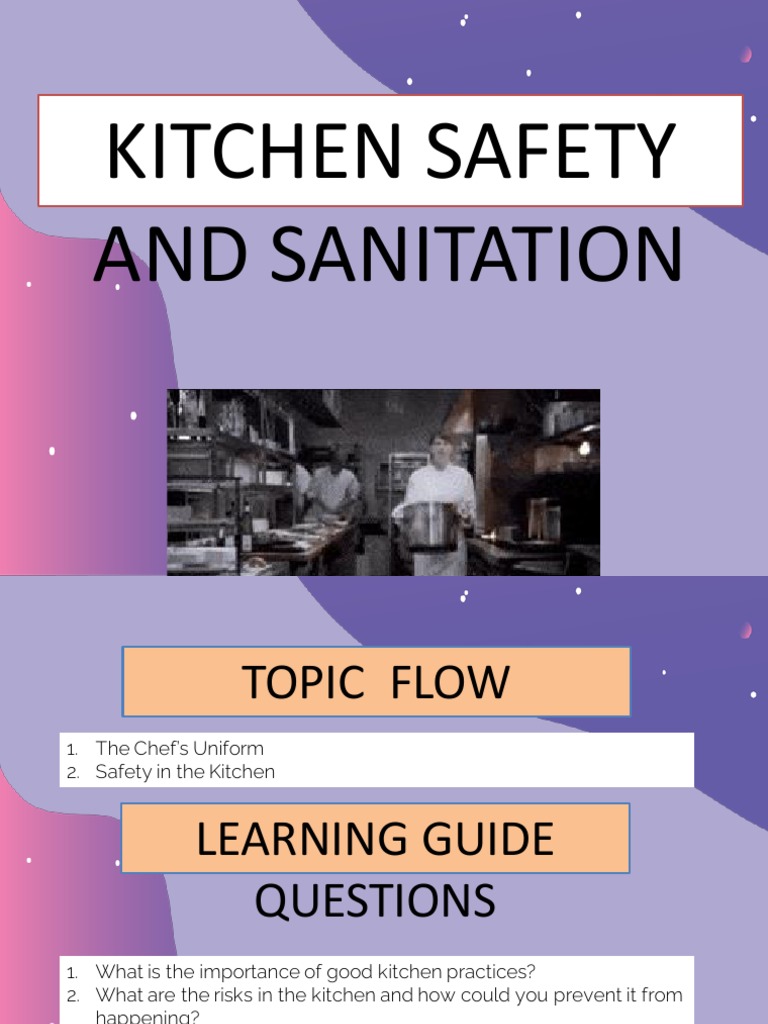 Week 2 - Kitchen Safety | PDF