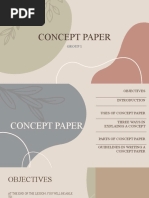Types of Concept Paper | PDF | Concept | Definition
