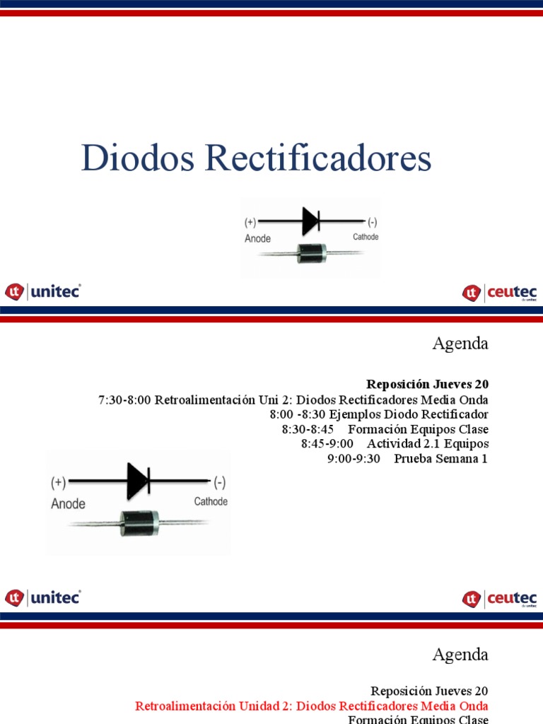 Diodos Rectificadores | PDF | Rectificador | Diodo