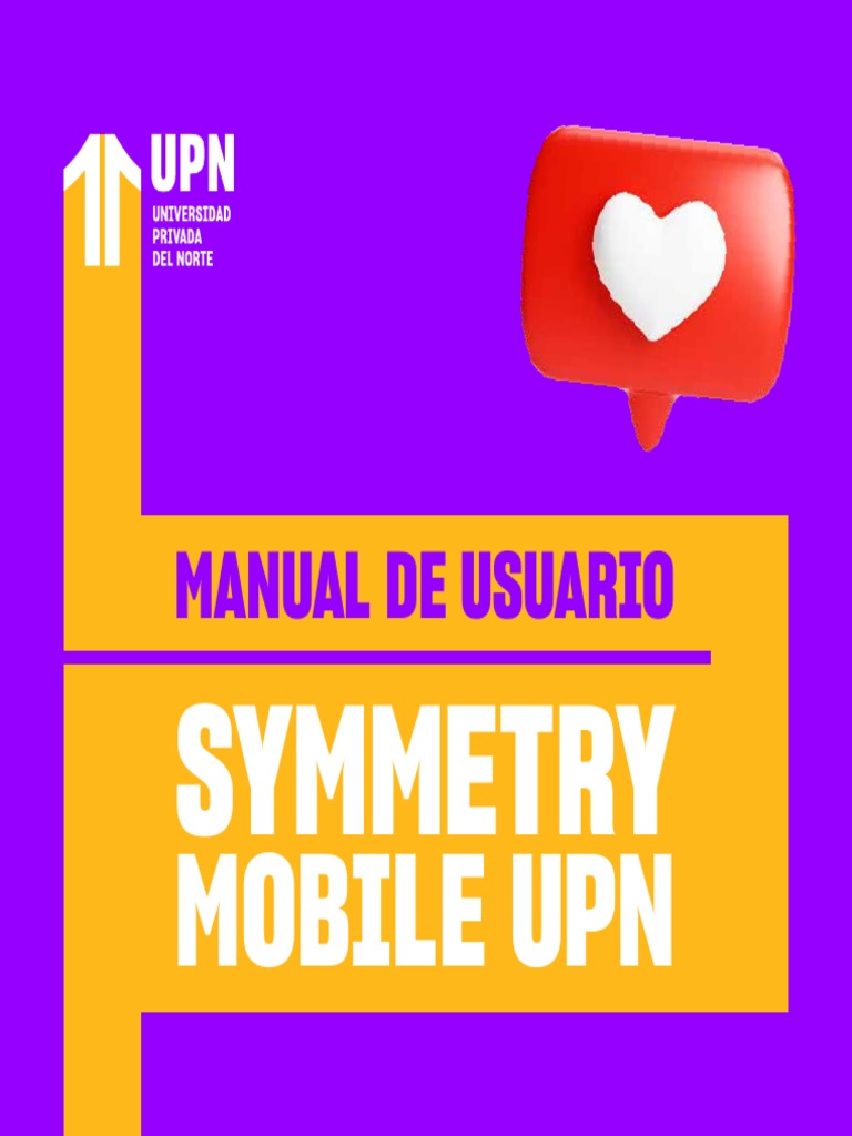Manual de Usuario Symmetry Mobile UPN | PDF