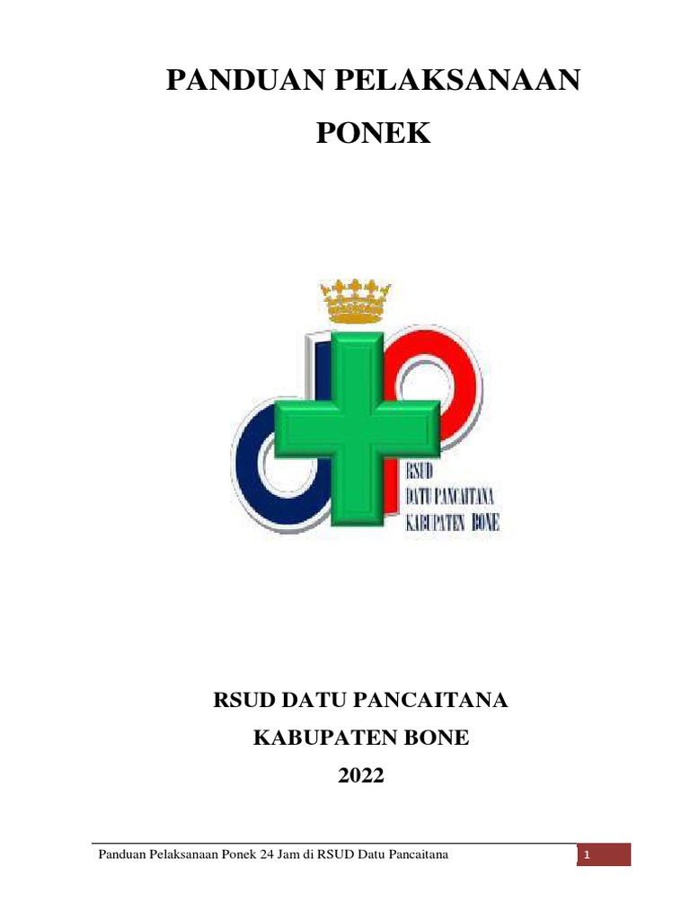 PANDUAN PELAKSANAAN PONEK 24 JAM | PDF