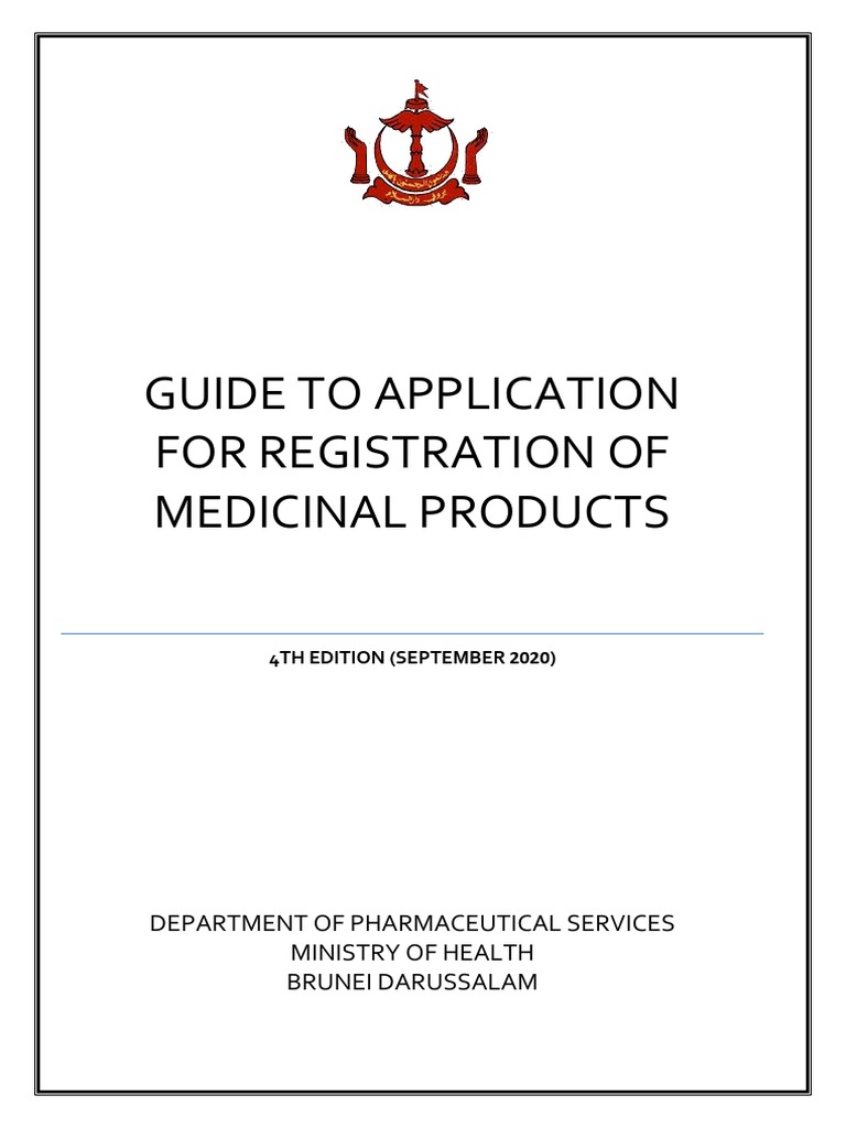 Guide To Application For Registration of Medicinal Products - 4th Editi ...