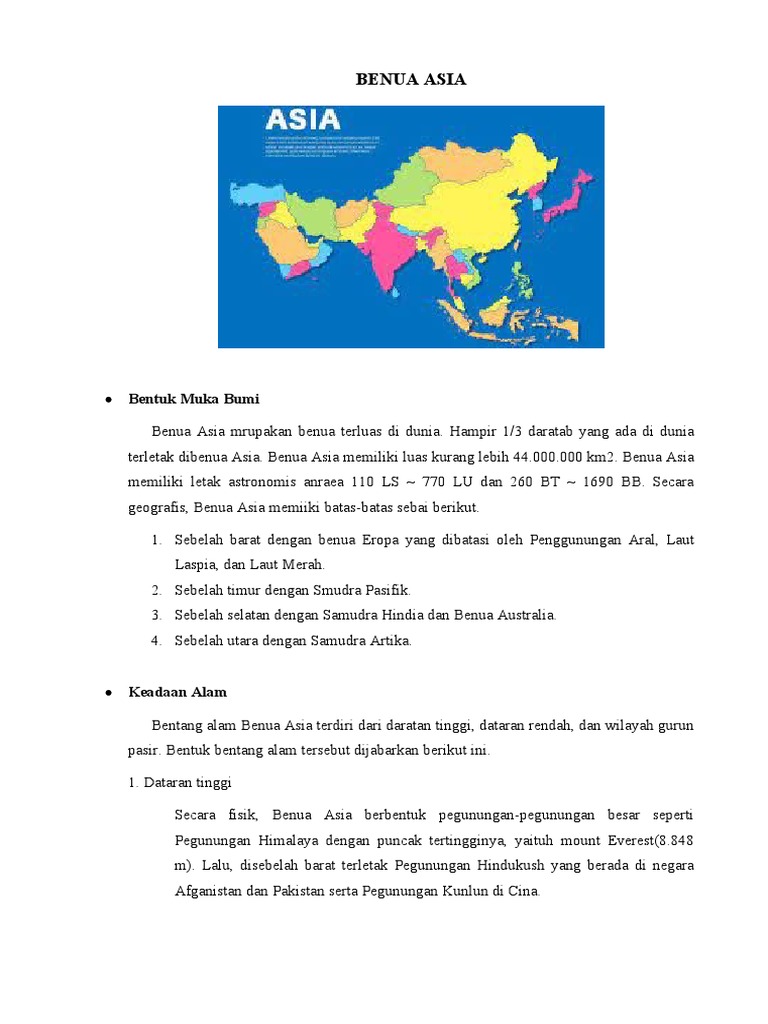 Benua Asia | PDF