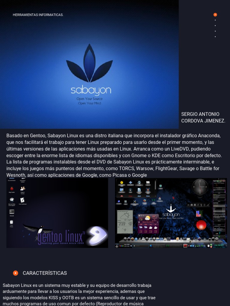 Sabayon Linux. | PDF | Microprocesador | Distribución de Linux
