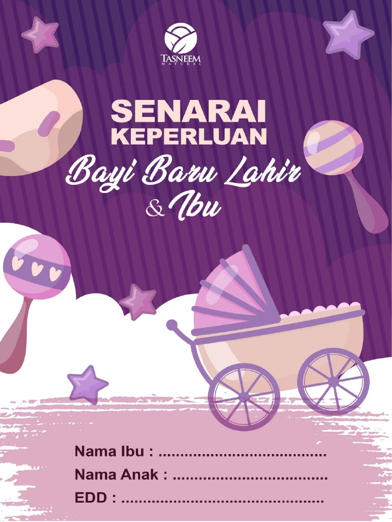 Senarai Keperluan Bayi Baru Lahir Ibu | PDF
