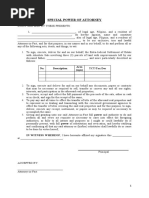 SPA Sample - To Sell Property | PDF | Power Of Attorney | Notary Public