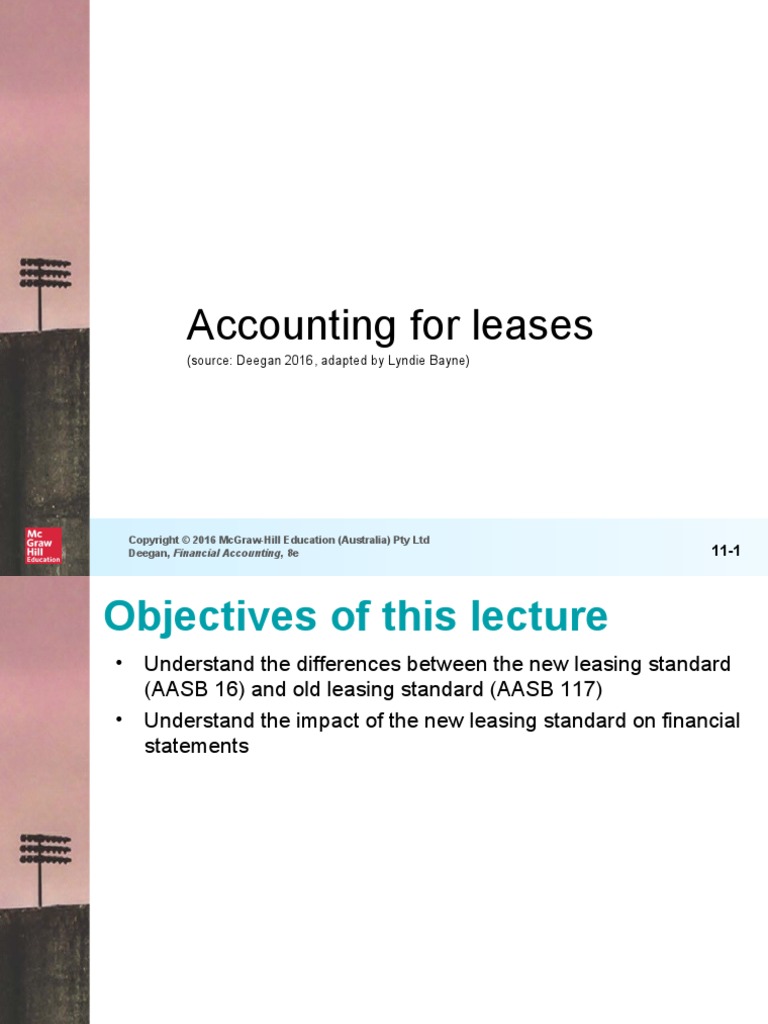 Lease Lecture Notes Part 2 | PDF | Lease | Financial Accounting
